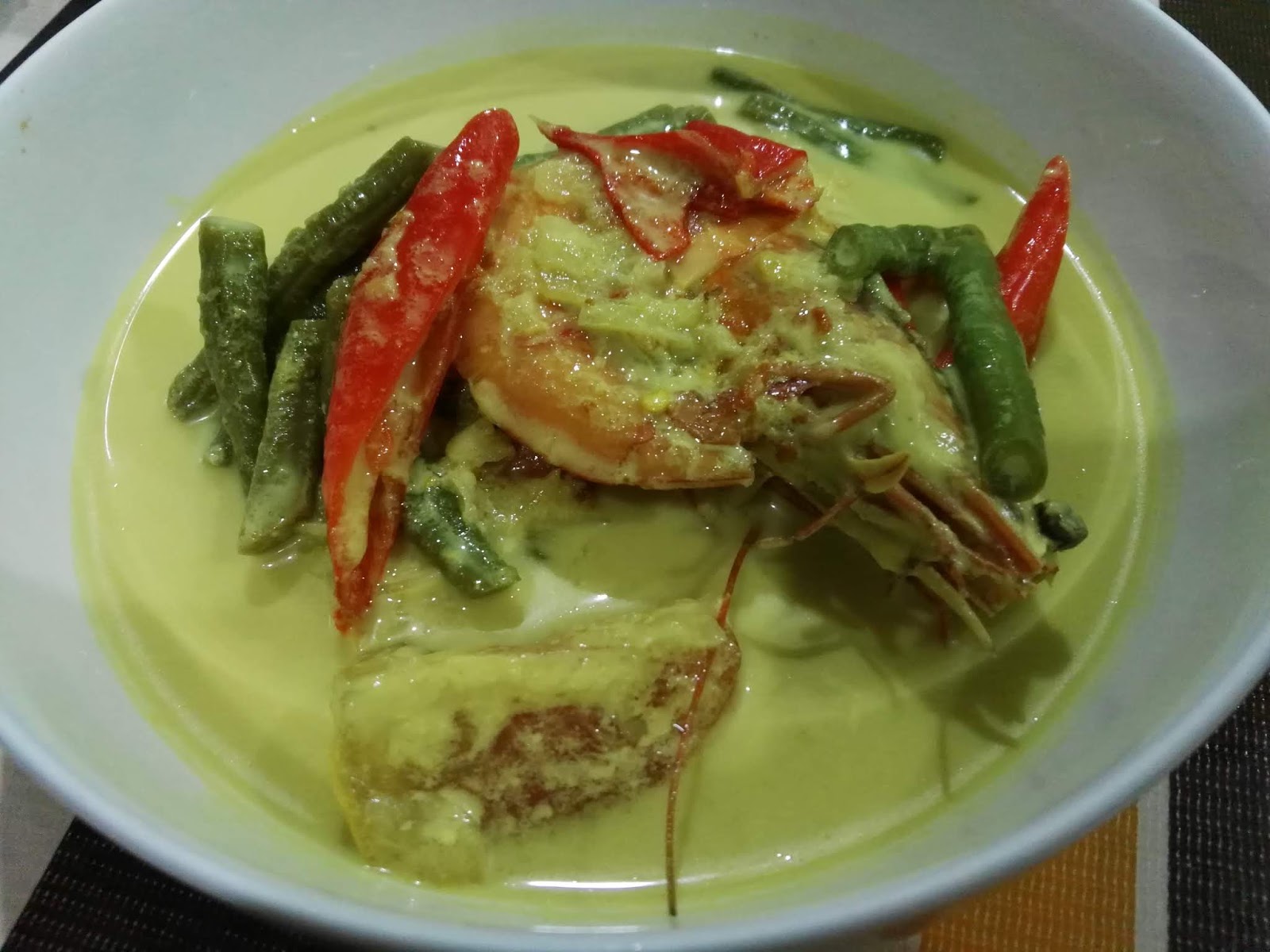 Resepi Udang Masak Lemak Kuning Ringkas Dan Mudah
