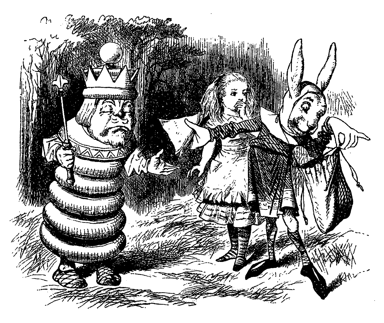 Digital Stamp Design: Free Illustrations Through the Looking Glass Clip ...