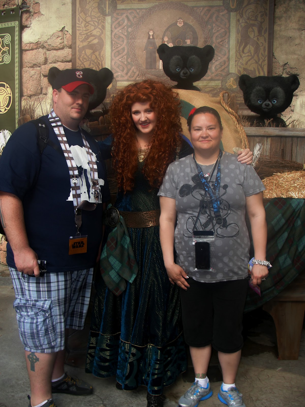 Tangled In Disney: Merida from Brave Meets At Magic Kingdom