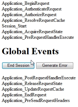 MS.NET COMPLETE GADGET: What is the use of Global.asax file events in asp.net
