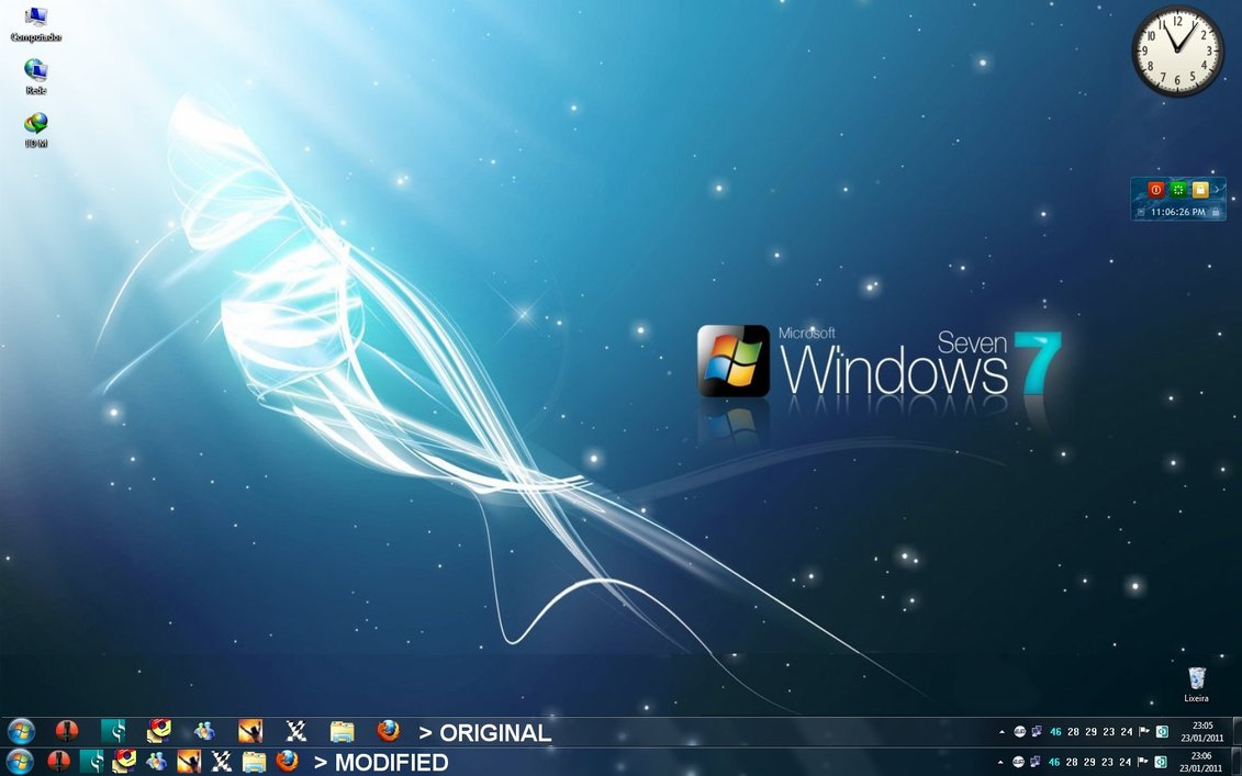 Compact Taskbar Buttons v.2.0 for window 7 ~ PC THEMES FREE