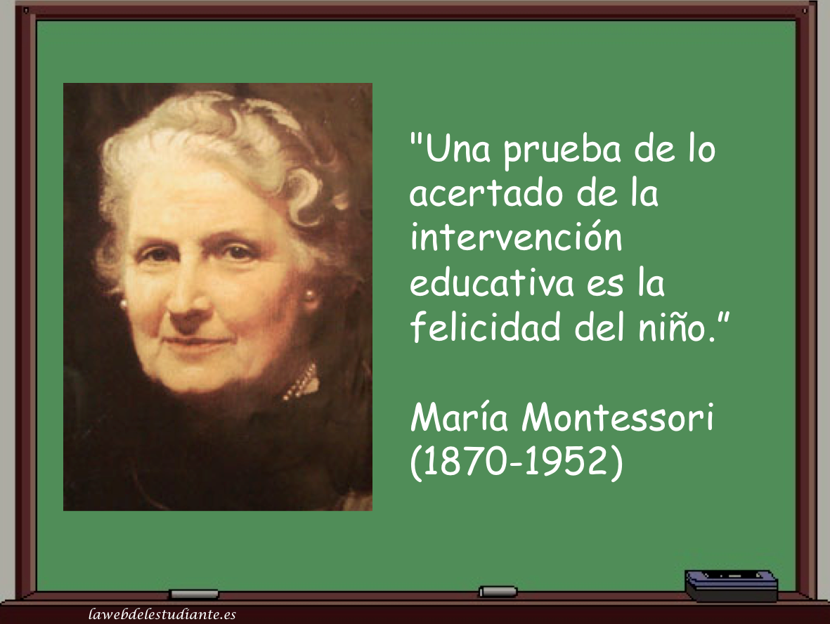 Frase De Maria Montessori - RETOEDU