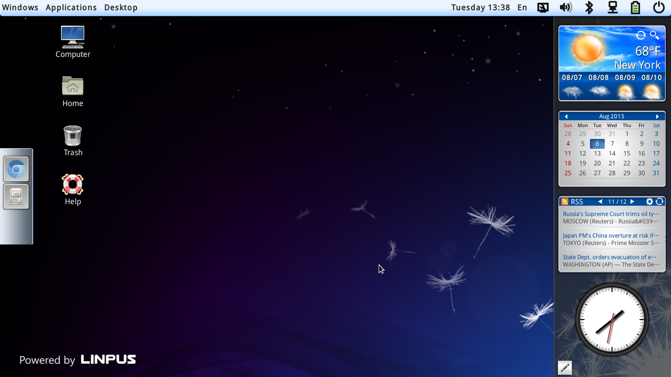 Darbar linux : Linpus Lite 1.9.3 review :Light ,elegant distro