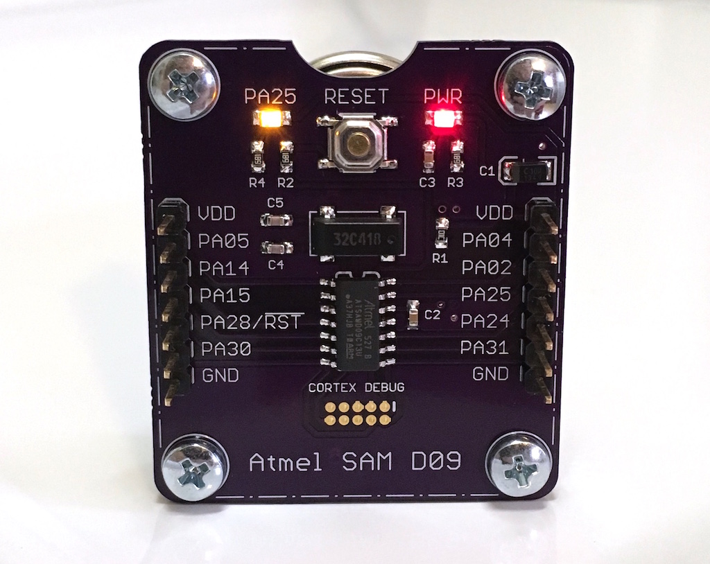 The Sync Channel Blog: Atmel SAM D09 Development Board