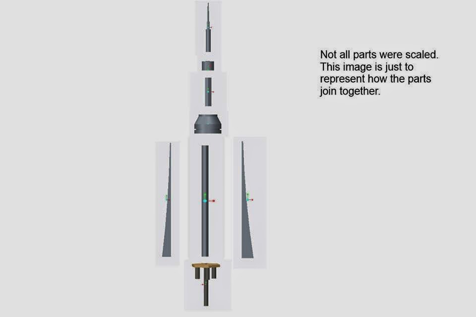 Engineering Design Laboratory 103 SP-14 CN Tower: Completed 3D Model