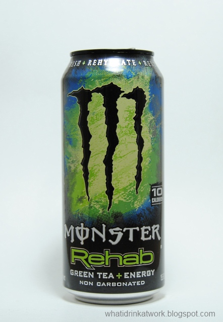 What I Drink At Work: Monster Rehab Green Tea and Energy Review