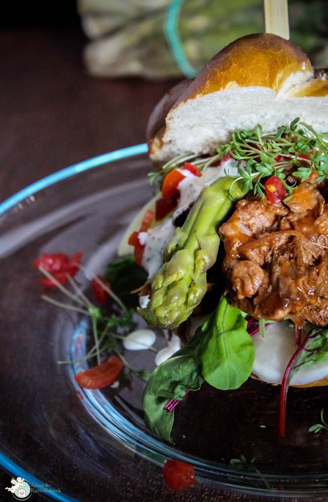 Amor&Kartoffelsack: Pulled Beef Burger Vol. 2