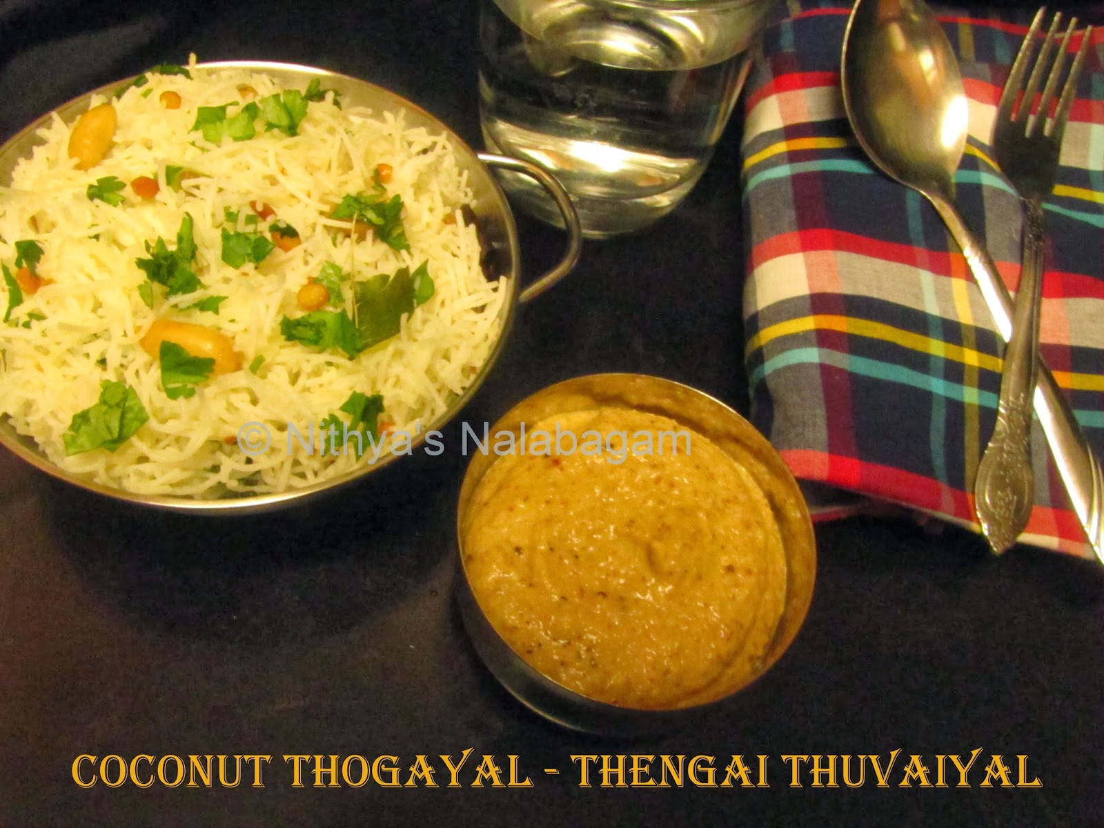 Coconut Thogayal | Thengai Thuvaiyal |Nithya's Nalabagam