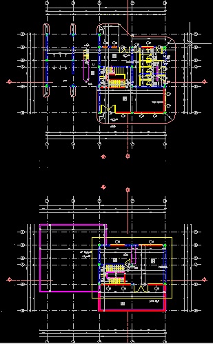 Plan Autocad d'une station service dwg ~ Engineering et Architecture