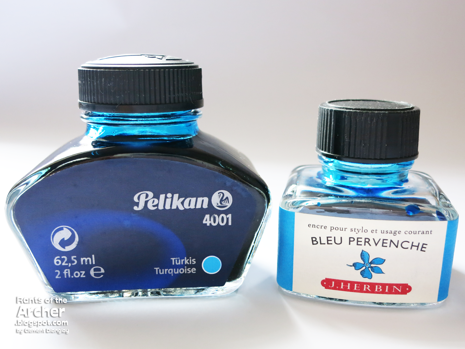 A Comparison of Blue Fountain Pen Inks | Rants of The Archer