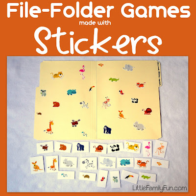 Little Family Fun: File-Folder Games: Stickers