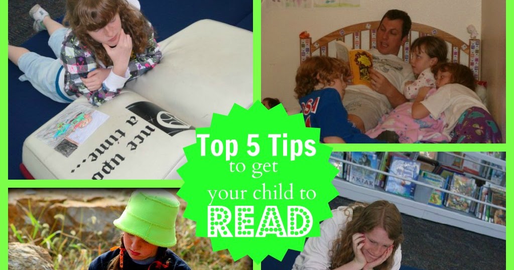 SusieQTpies Cafe: Top 5 Tips to Get Your Child to Read