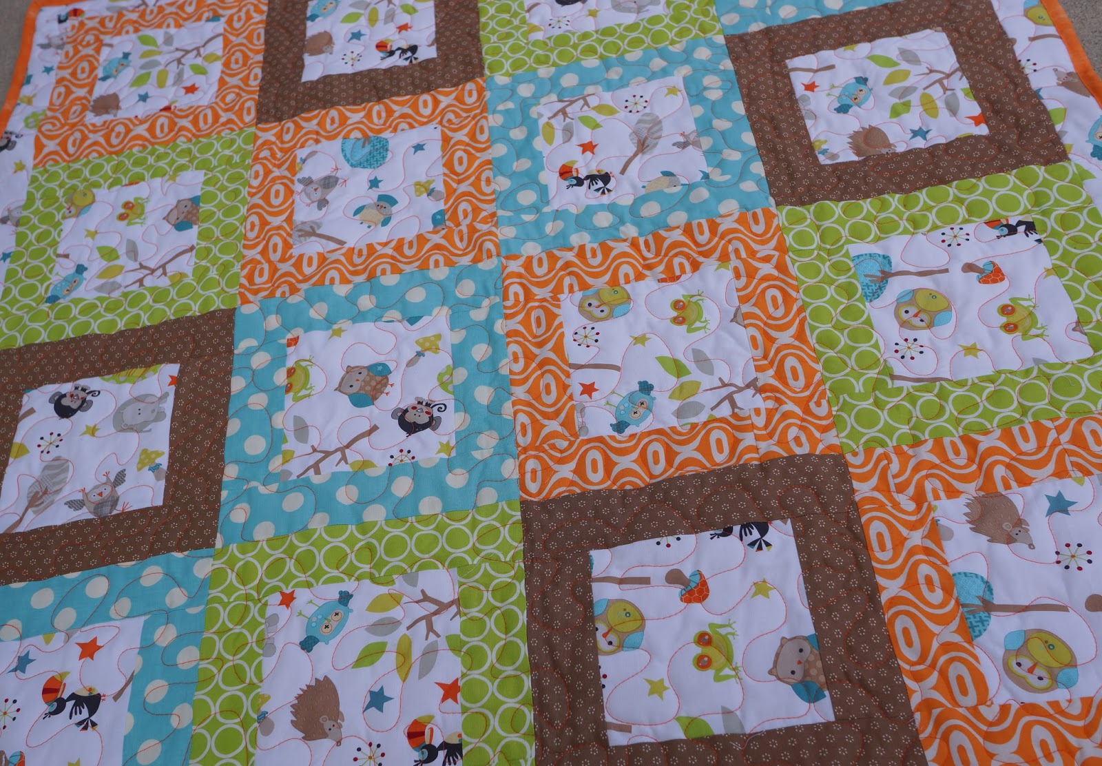 Lo, Ray, & Me: Window Box (Baby Quilt)