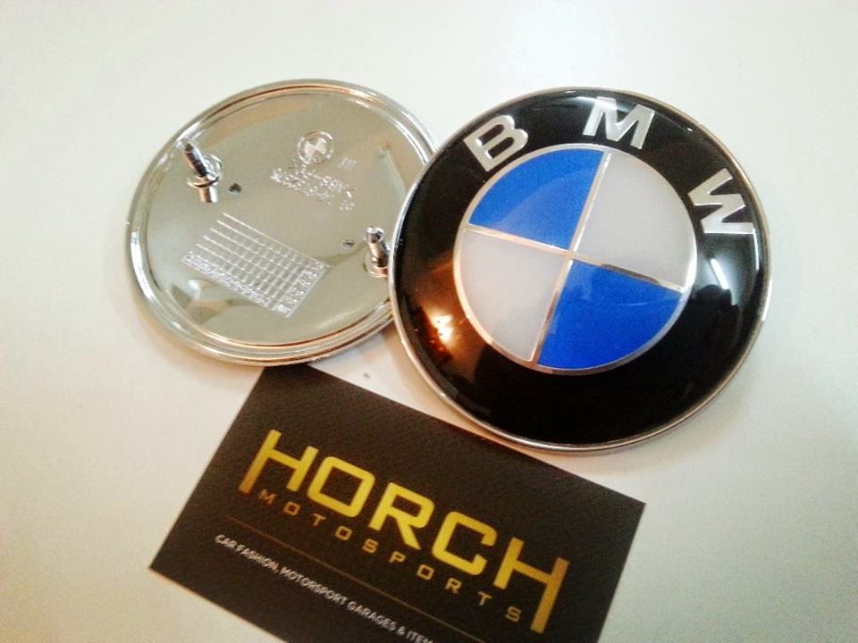 HORCH MOTORSPORTS: BMW Front Hood Or Rear Trunk Emblem Logo Badge 82MM ...