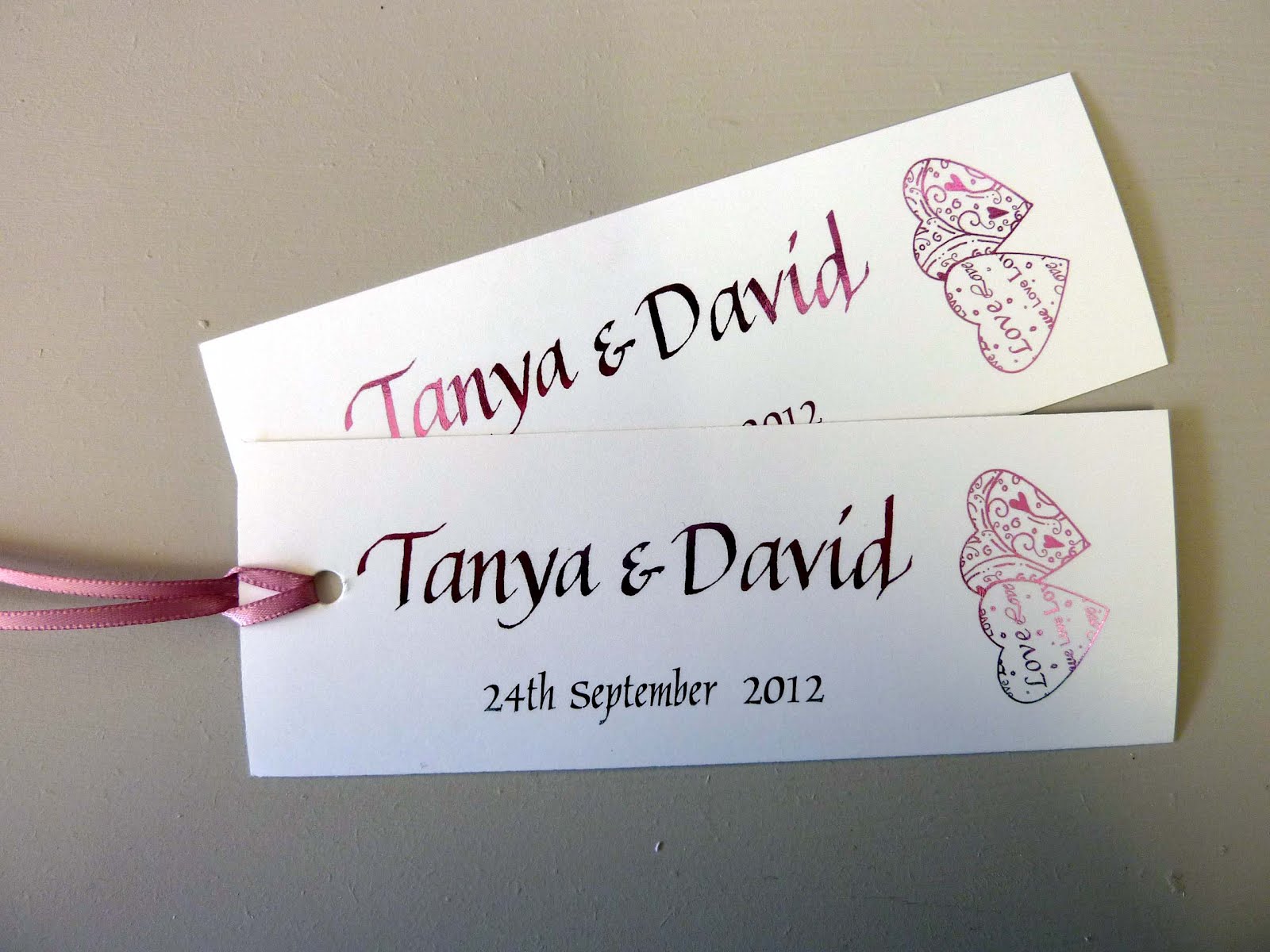 Inspired by Script: Personalised Wedding Wishing Tree Tags & Wedding ...