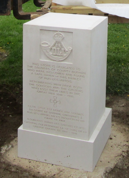 Bus-les-Artois memorial | Durham at War