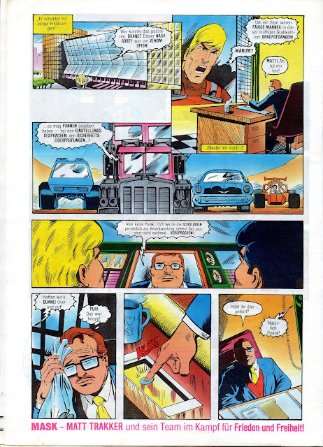 M.A.S.K. Comics: German Comics