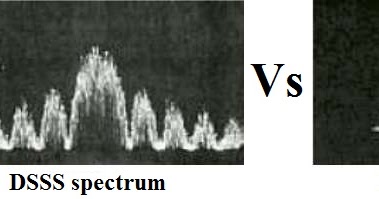 Difference between DSSS and FHSS