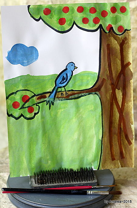 crafty goodies: Try It Tuesday~kid art!