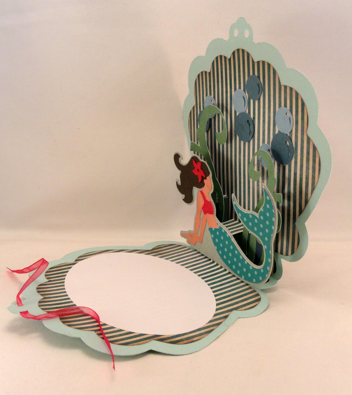 Needles 'n' Knowledge: Mermaid "Make A Splash" Pop Up Card or ...
