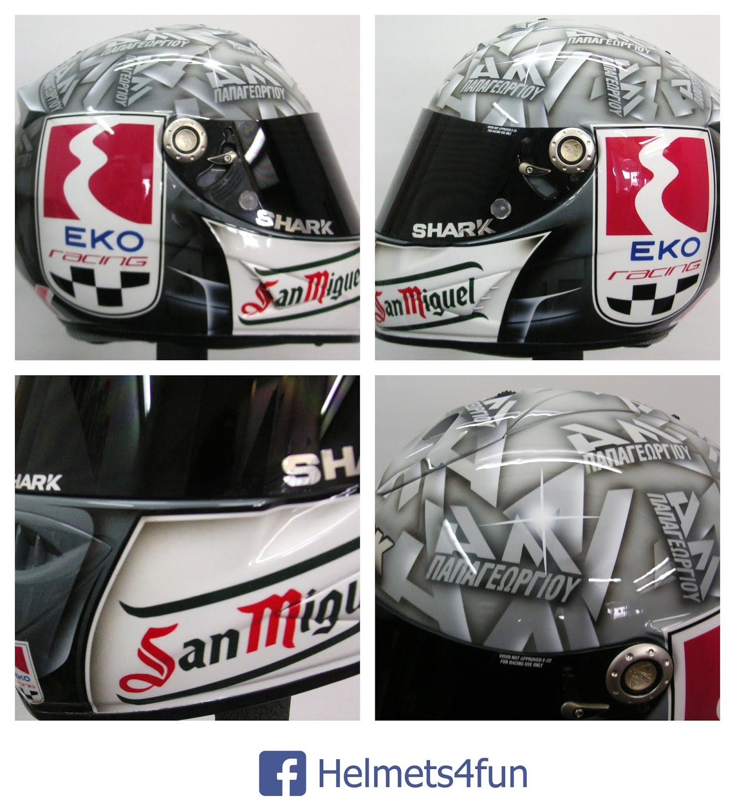 Hand Painted Helmets - Design your helmet today..!!: Shark Helmet ...