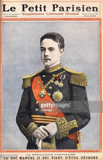 Rei D.Manuel II na capa do "Le Petit Parisien" e do "Le Petit Journal ...