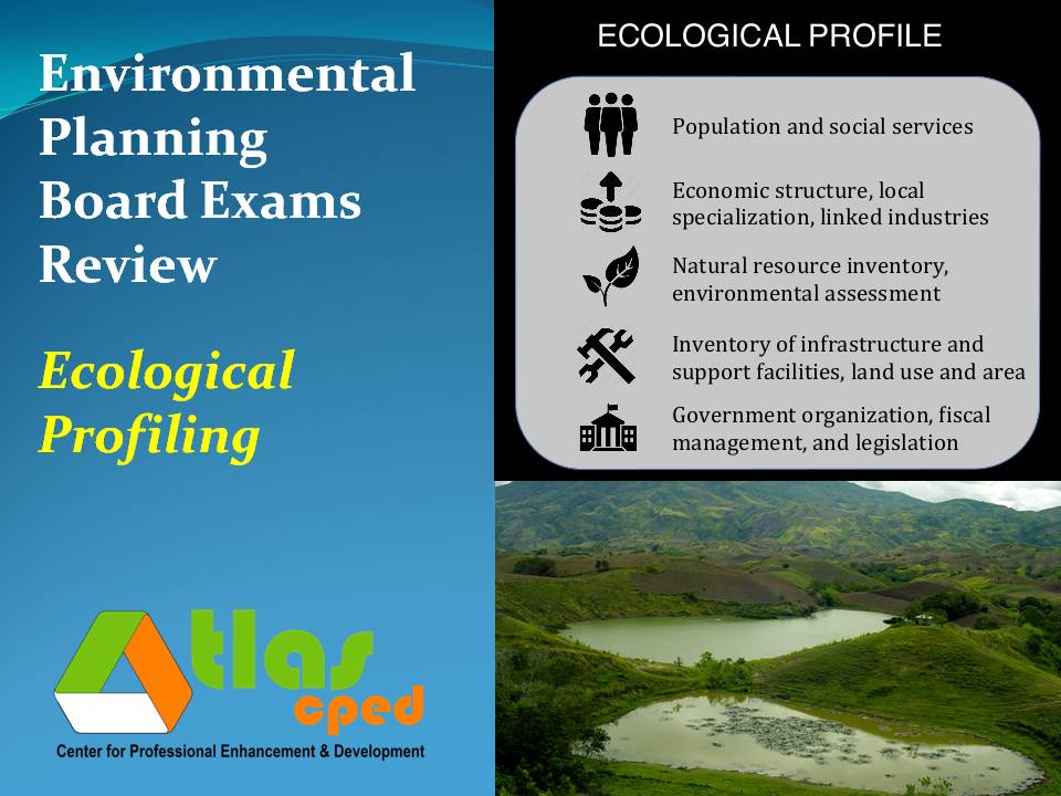 RPS - Guide to Ecological Profiling | ATLAS CDC Review Center