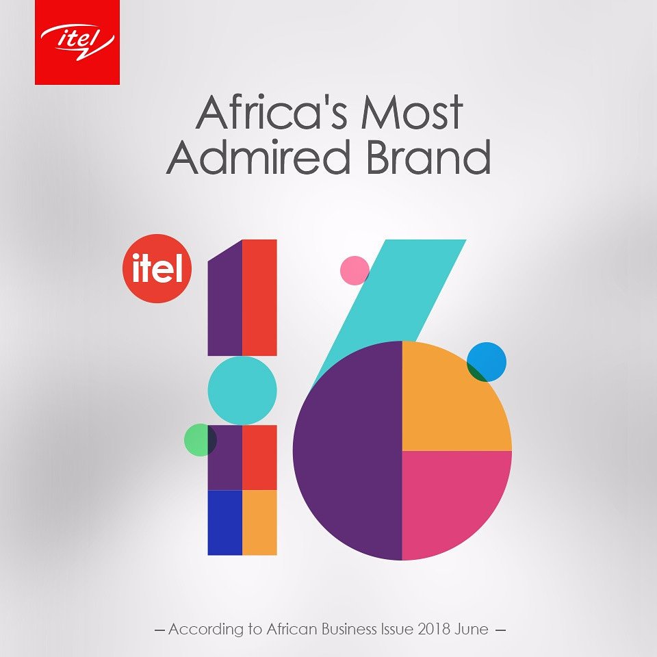 Itel Mobile is ‘16th Most-Admired Brand in Africa’ - Brand Icon Image ...