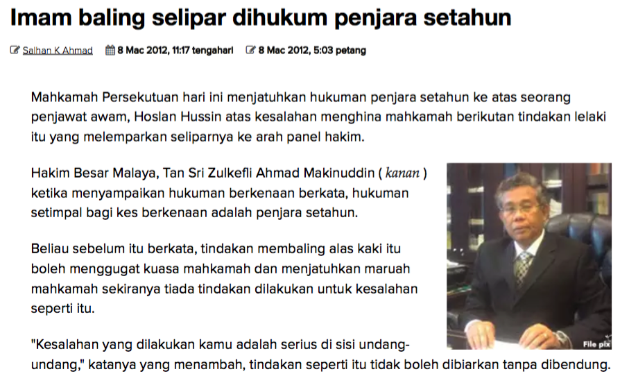 Malaysians Must Know the TRUTH: SIAPA MASIH INGAT KES IMAM BALING ...