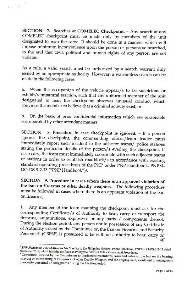 Information is the Key: COMELEC CHECKPOINT (BSKE2017)