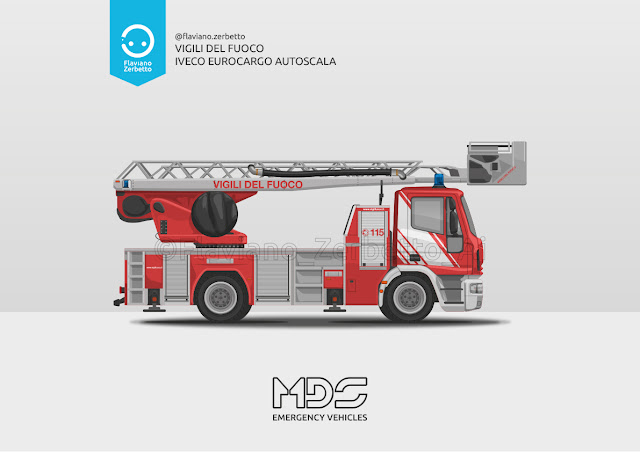 KombiT1: Iveco Eurocargo Autoscala - Vigili del Fuoco