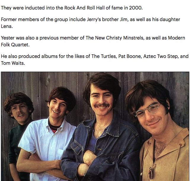 Ill Folks: Jerry YESTER-DAY WHEN I WAS YOUNG…OR THEY WERE YOUNG…OR…