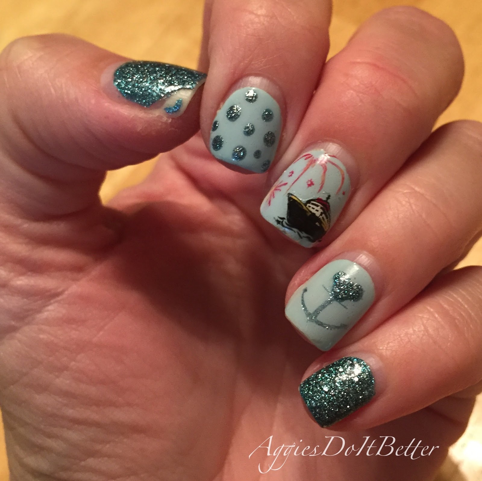 Aggies Do It Better: Disney Cruise Nails 2017