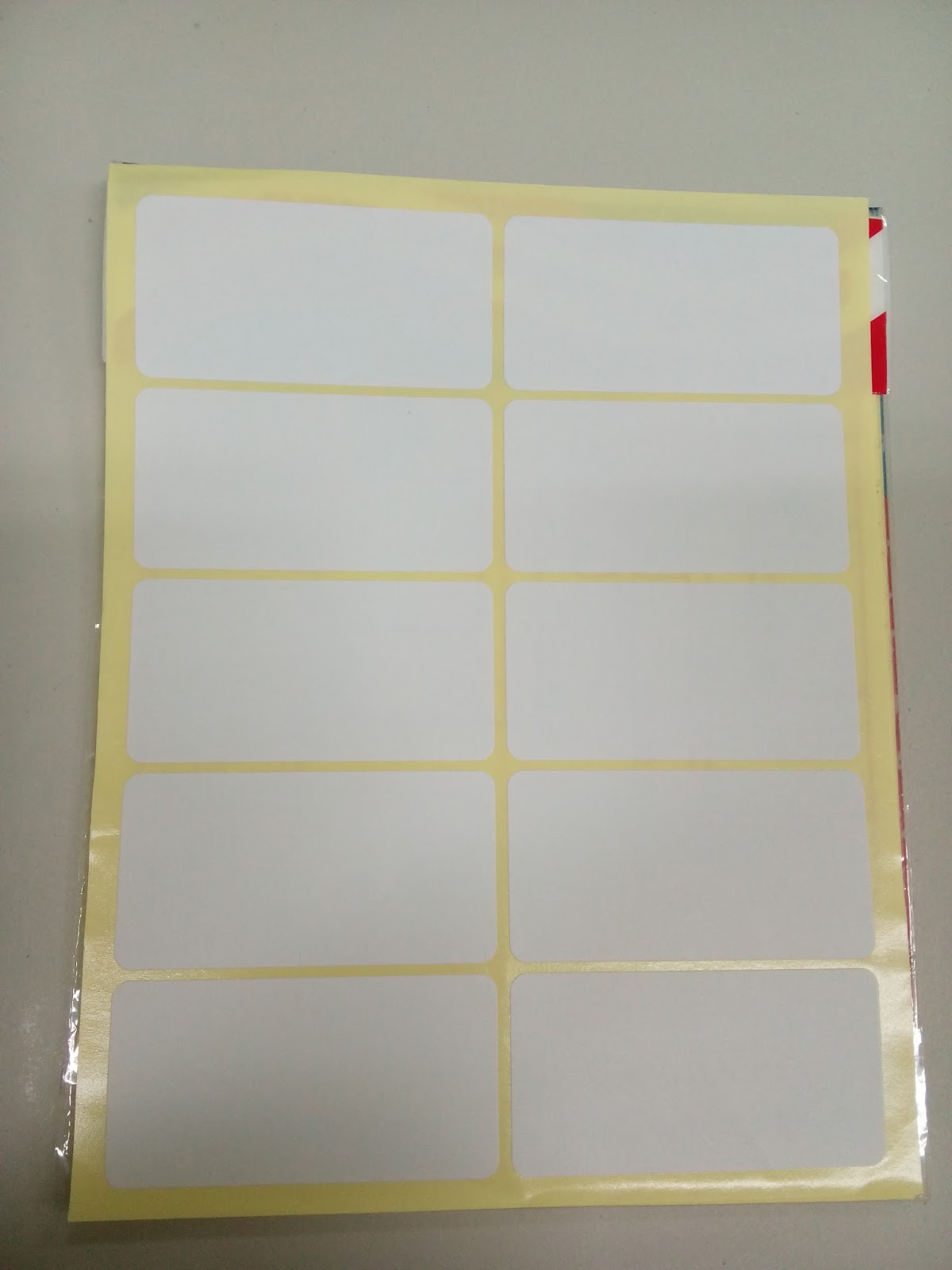 KERTAS LABEL | Laboratorium IPA Terpadu