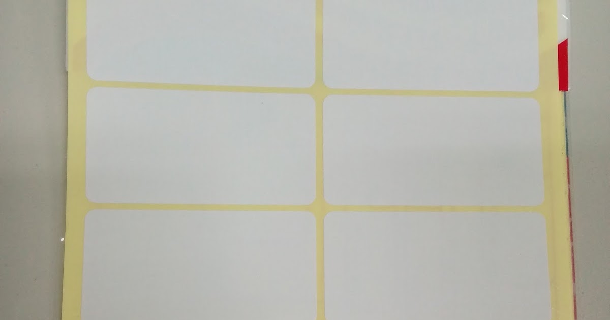 KERTAS LABEL | Laboratorium IPA Terpadu