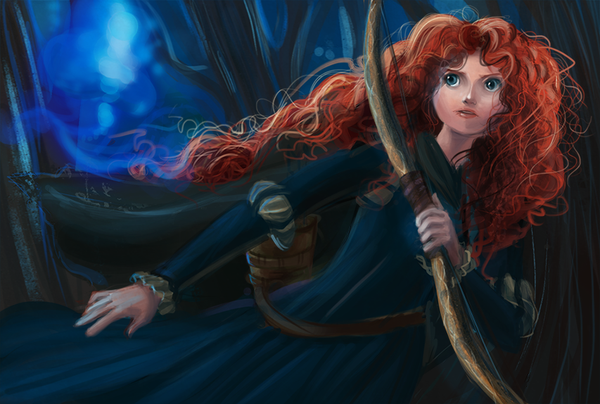 Fashion and Action: More Marvelous Merida Portraits - Brave Fan Art Gallery