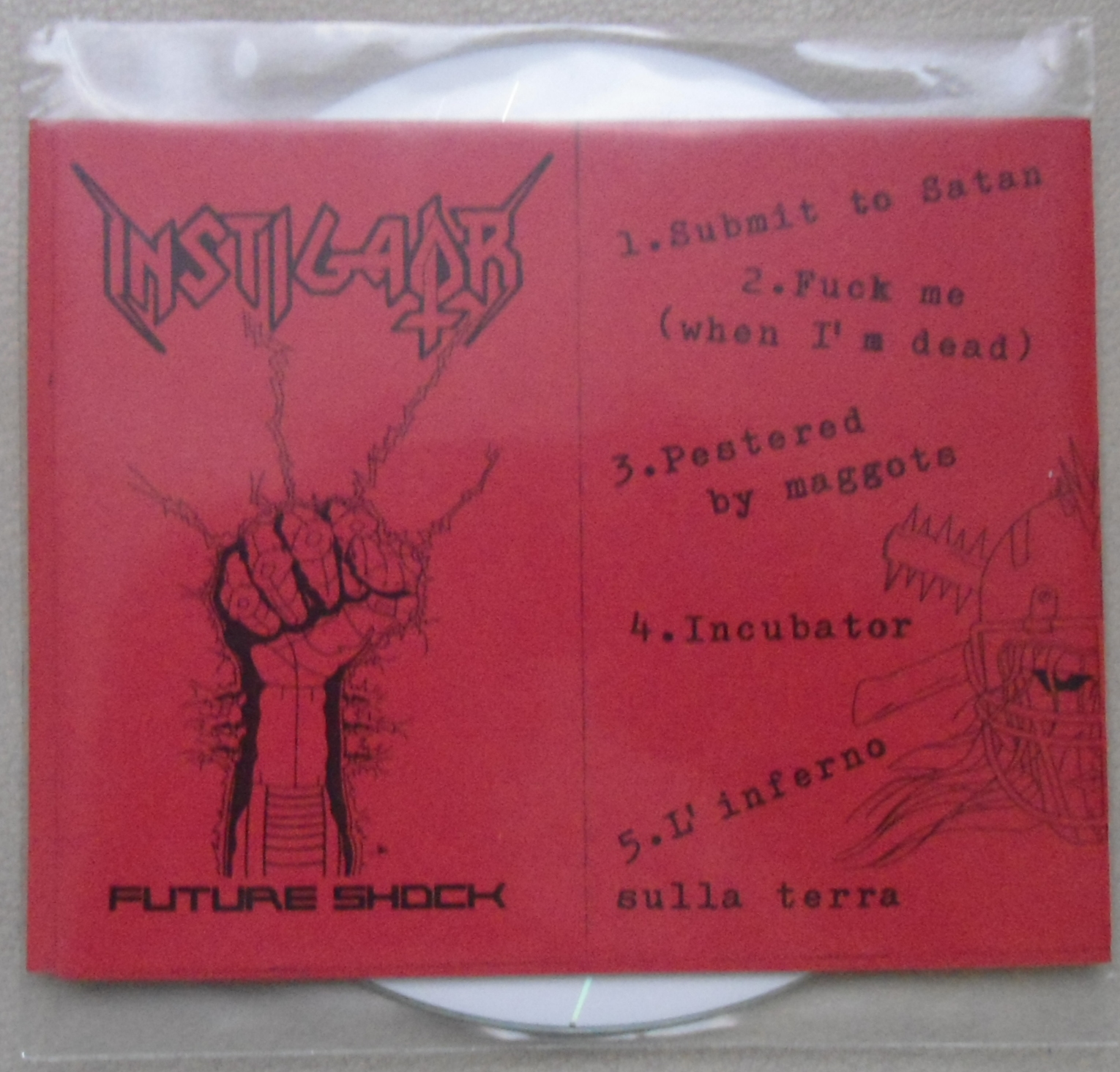 CAMINOS DE ACERO: INSTIGATOR. THRASH METAL ITALIANO