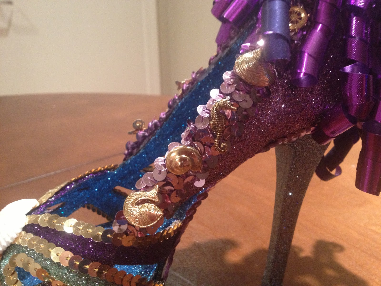 Confessions of a glitter addict: Sirens Float Inspired Shoe