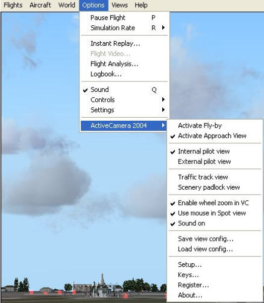 Flight Simulator 2004 & FSX: كيف يعمل برنامج Active Camera