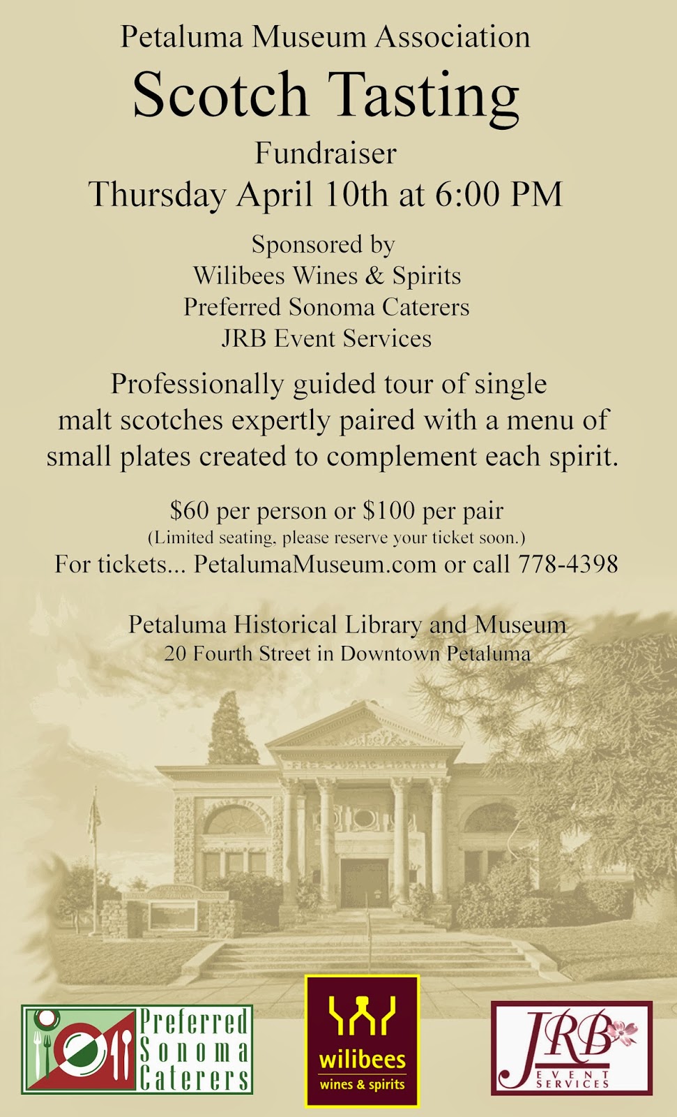 Everything Culinary: Scotch Tasting / Pairing Dinner