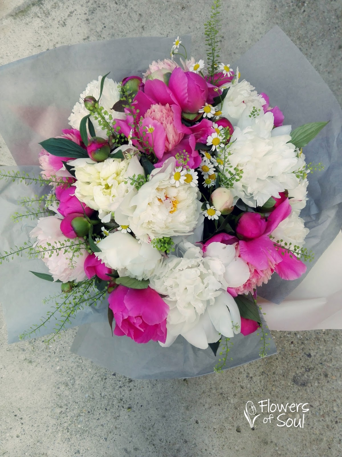 Flowers of Soul: Buchete deosebite, in culori pastelate si flori delicate