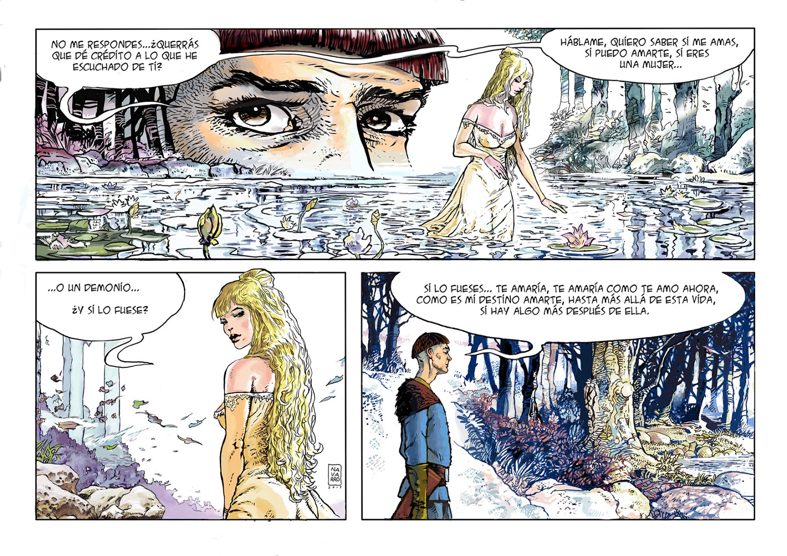 ExTreBeO: [Webcómic] Leyendas de Bécquer. Los Ojos Verdes #10