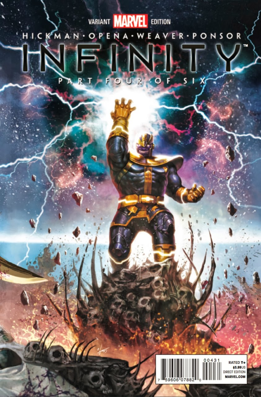 COMIC BOOK FAN AND LOVER: INFINITY # 4 (DE 6) – MARVEL COMICS