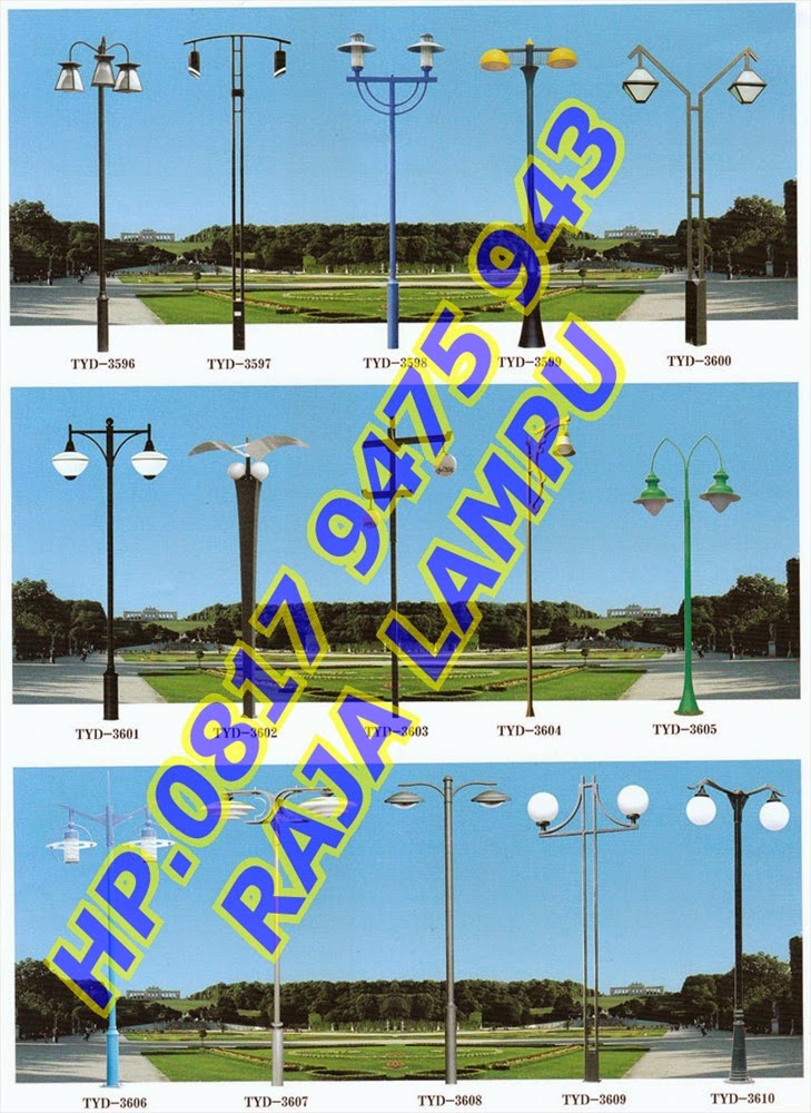 Pusat Penjualan Tiang Lampu & Lampu Hias: Tiang Lampu Taman Minimalis ...