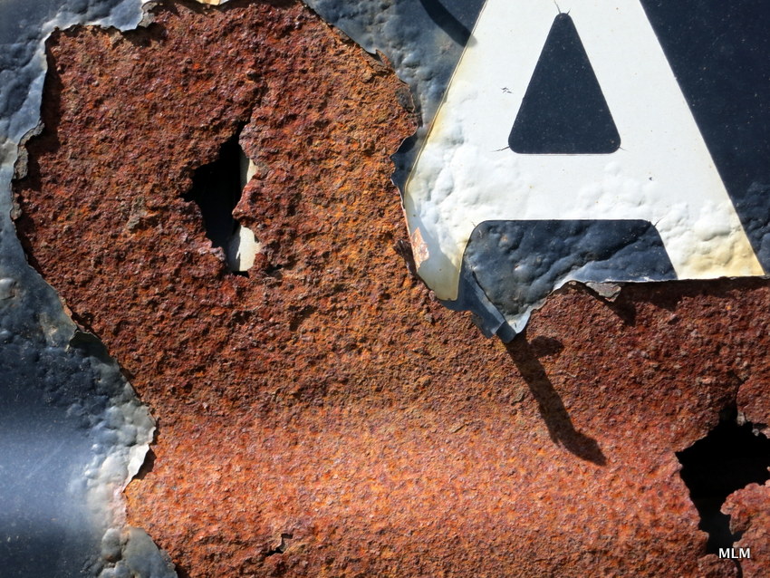 Sweet Leaf Notebook: Beautiful Rusty Grunge : Texture Break