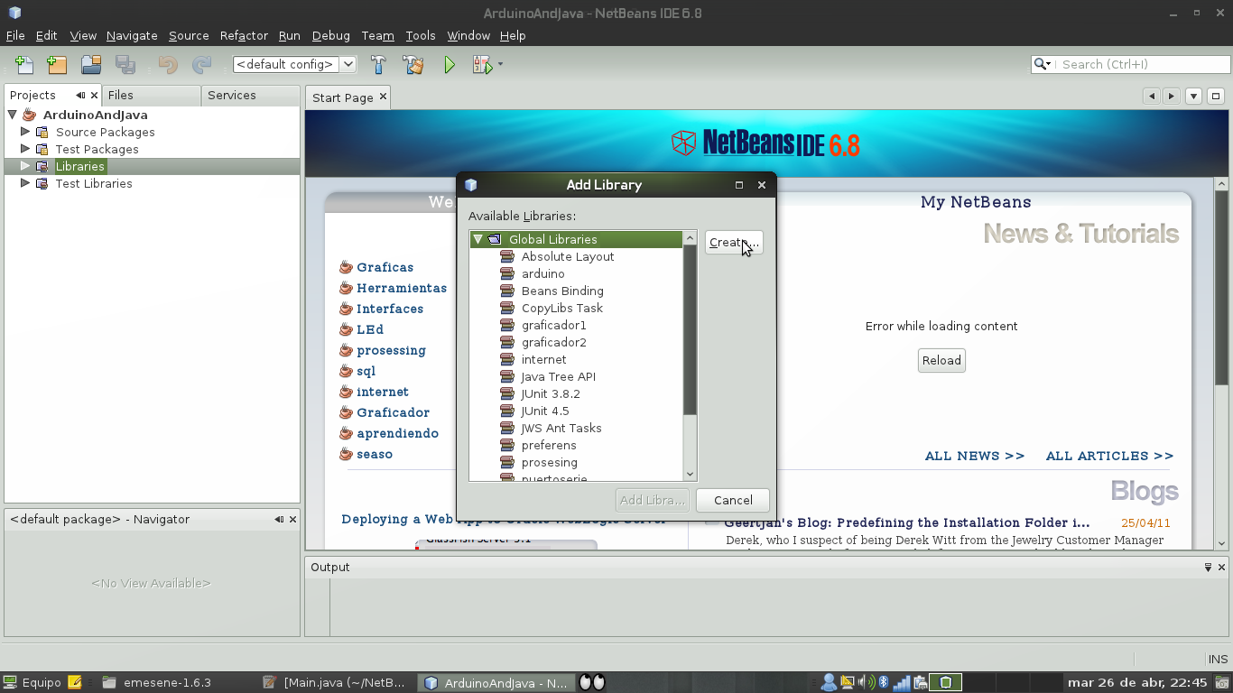 Java al maximo: Primer tutorial: Arduino desde Java