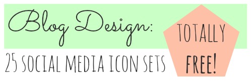 B.You: Blog Design: 25 Free Social Media Icon Sets