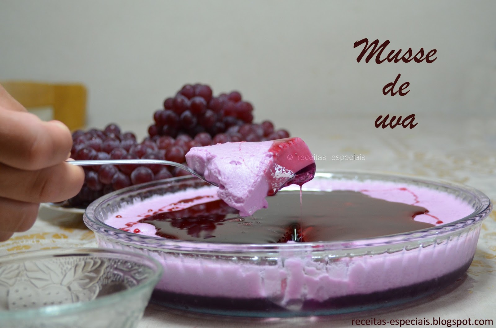 Receitas Especiais: Musse de uva