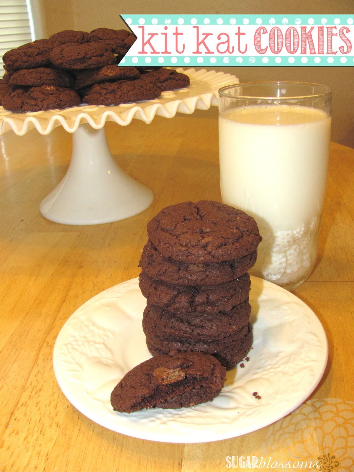 Sweet Sugar Blossoms: Kit Kat Cookies