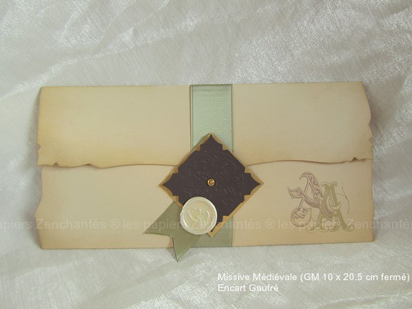 Faire-part de Styles: Missive Médiévale, grand modèle originel